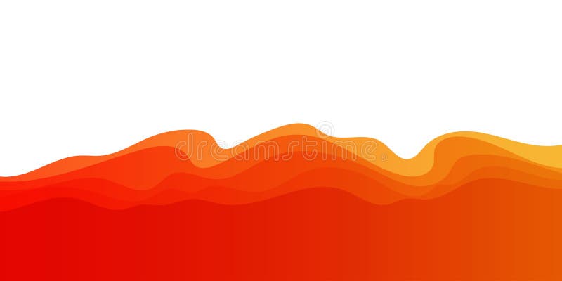 Fire Wave Flames Flowing Lines Curve Concept Border Background Vector ...