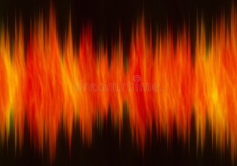 Fire Wave Flames Flowing Lines Curve Concept Border Background Vector ...