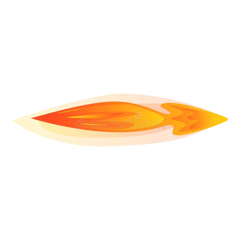 Fire Wave Shot Icon Cartoon Vector. Laser Beam Stock Vector ...