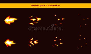 Cartoon Muzzle Flash Animation Stock Illustrations – 40 Cartoon Muzzle ...