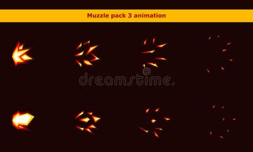 Cartoon Muzzle Flash Animation Stock Illustrations – 40 Cartoon Muzzle Flash Animation Stock ...