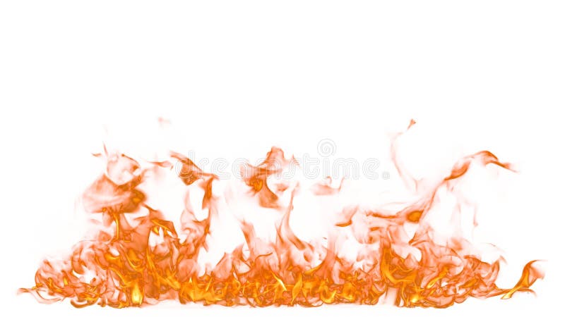 Fire on white background stock image. Image of glow - 120699197