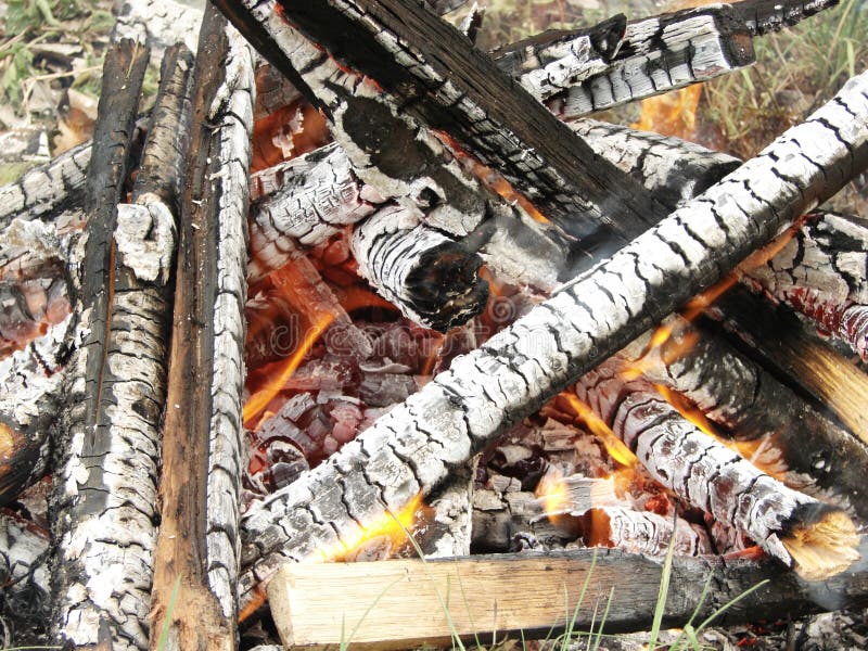 Fire wood stock image. Image of outdoor, cinder, burn - 5169461