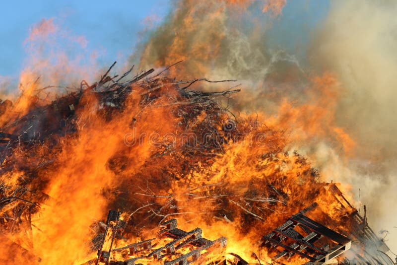 Fire stock image. Image of heat, damage, fire, wood, flame - 52433161