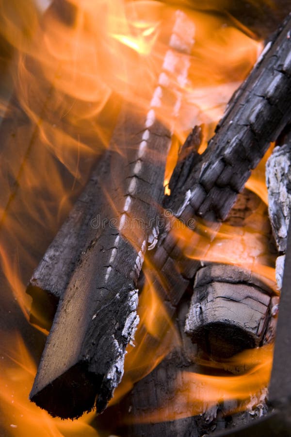 Fire Wood On Fire Picture. Image: 14532447