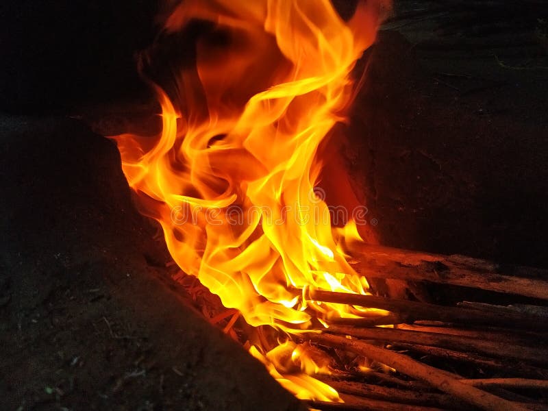 Fire stock photo. Image of naturalfire, fire, fired - 165666624