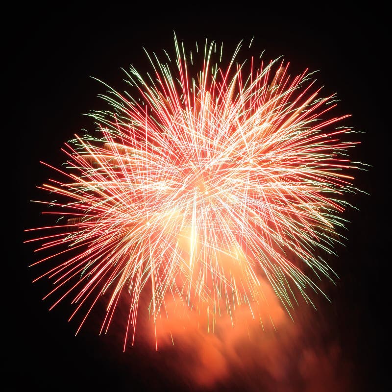 Fire Work for Celebrate Season Stock Image - Image of fourth, explosion ...