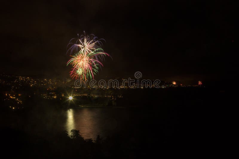 Fire work explosion stock image. Image of light, exposure - 56289347