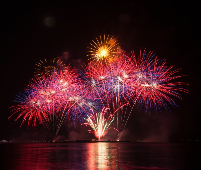 Fire Work stock image. Image of beauty, festival, fireball - 60526687