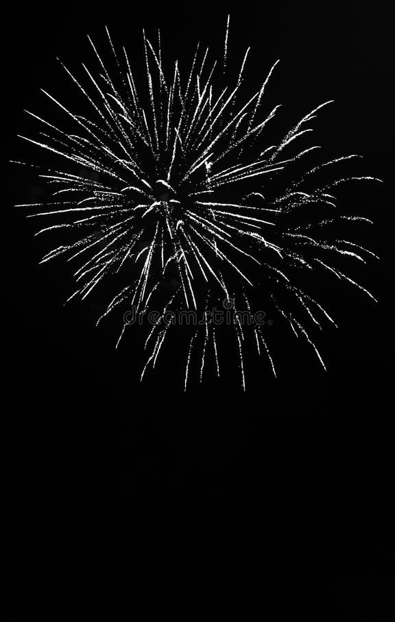 Fire work in the night stock image. Image of light, fire - 393138195