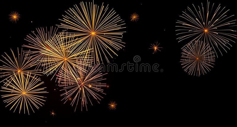 Fire work at the sky night stock photo. Image of work - 365263208