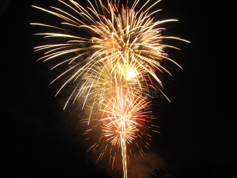 Fire works stock image. Image of fire, work, independence - 12403713