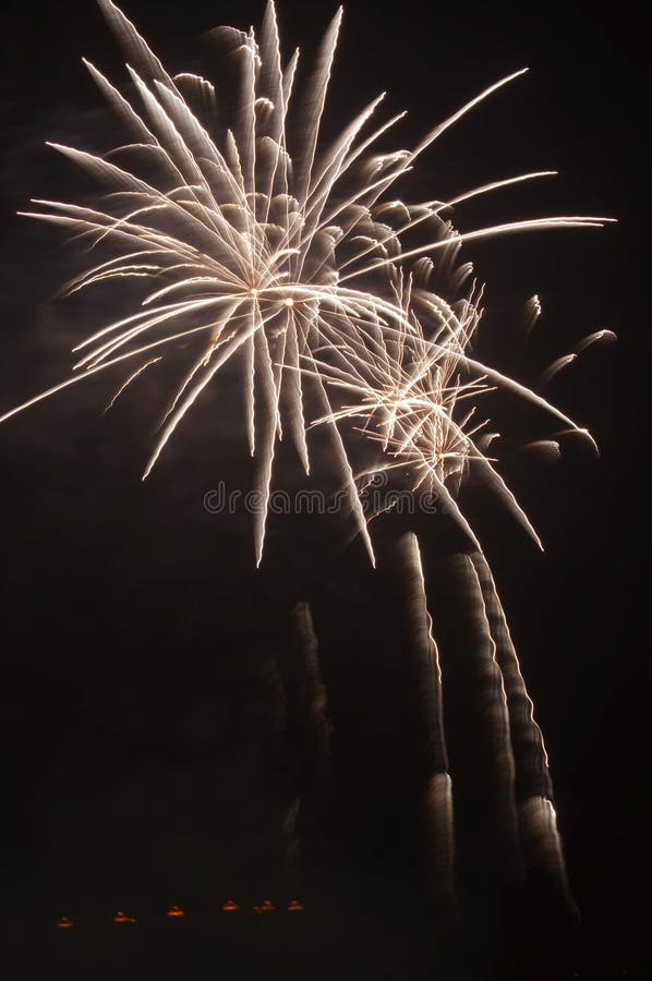 Fire works stock photo. Image of bang, pyrotechnics, lantern - 18402338