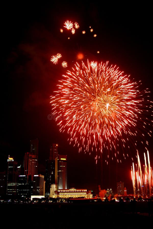 Fire Works stock photo. Image of bright, firework, years - 553968