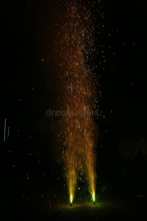 Fire Works - Diwali vedi stock photo. Image of heavy - 264130162