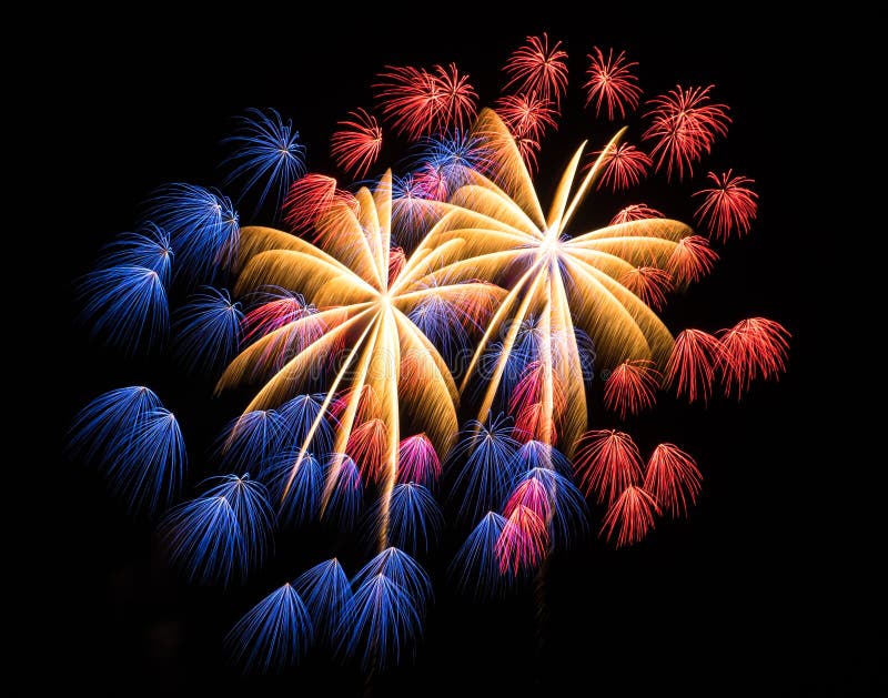 Fire Works stock image. Image of lighting, amazing, fireworks - 112677759