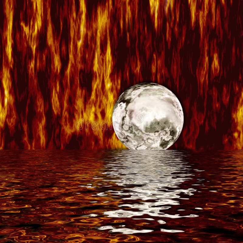 Fire World stock illustration. Illustration of pollution - 1963276