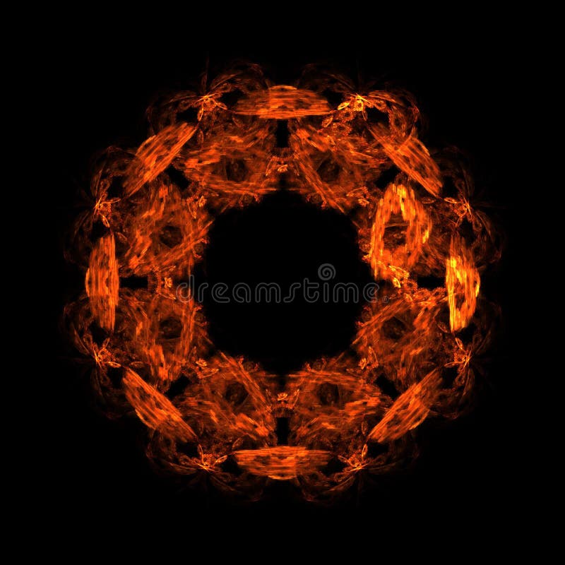 Fire wreath 库存例证. 插画 包括有 曲线, 发光, 背包, 花圈, 来回, 亮光, 红色, 图象 - 826924