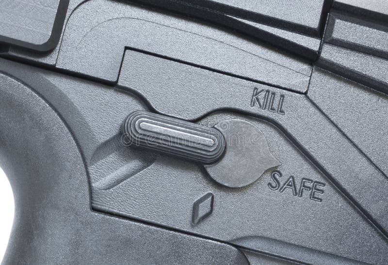 Firearm with Kill Choice on the Safety Switch Stock Photo - Image of ...