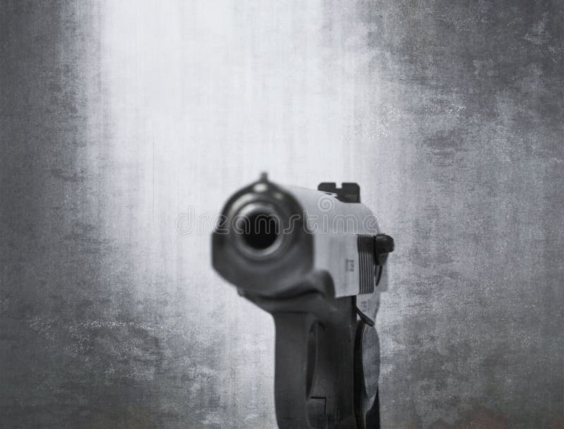 Firearms Gun on a Background and Texture Stock Photo - Image of iron ...