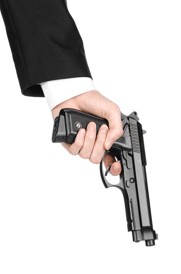 1,944 Man Black Suit Gun Stock Photos - Free & Royalty-Free Stock ...