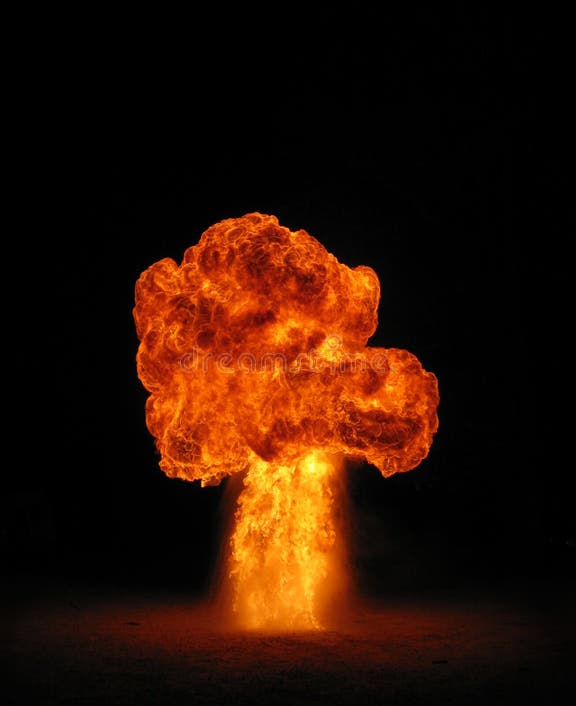 Fireball stock photo. Image of yellow, fireball, explosion - 993876