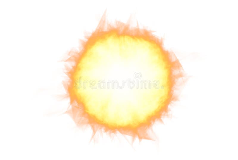 Fireball Artwork Flame Effect Dangerous Burning Explosive Effect Stock ...