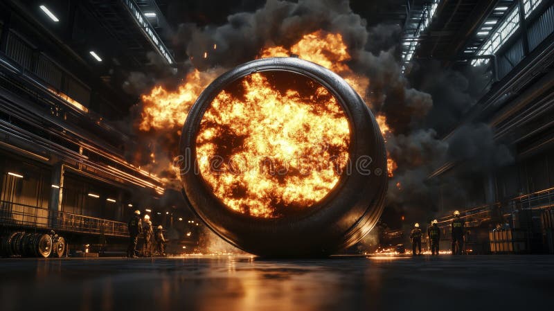 Fireball Erupts from Catastrophic Engine Explosion Stunning Visuals in ...