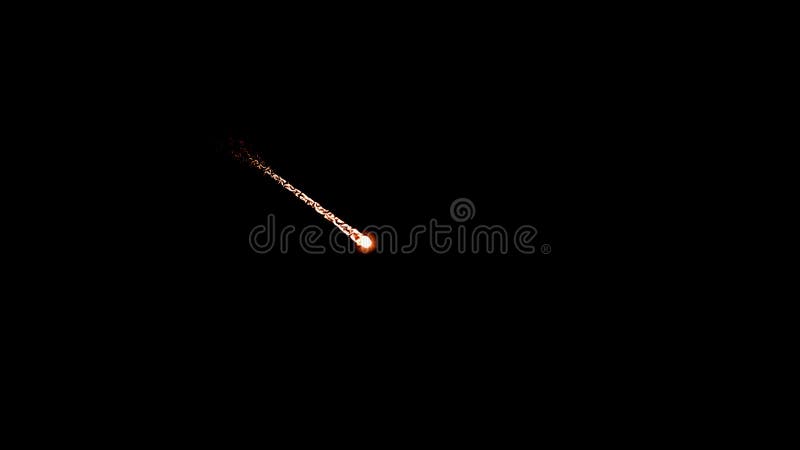 Fireball in the night sky stock illustration. Illustration of fireball ...