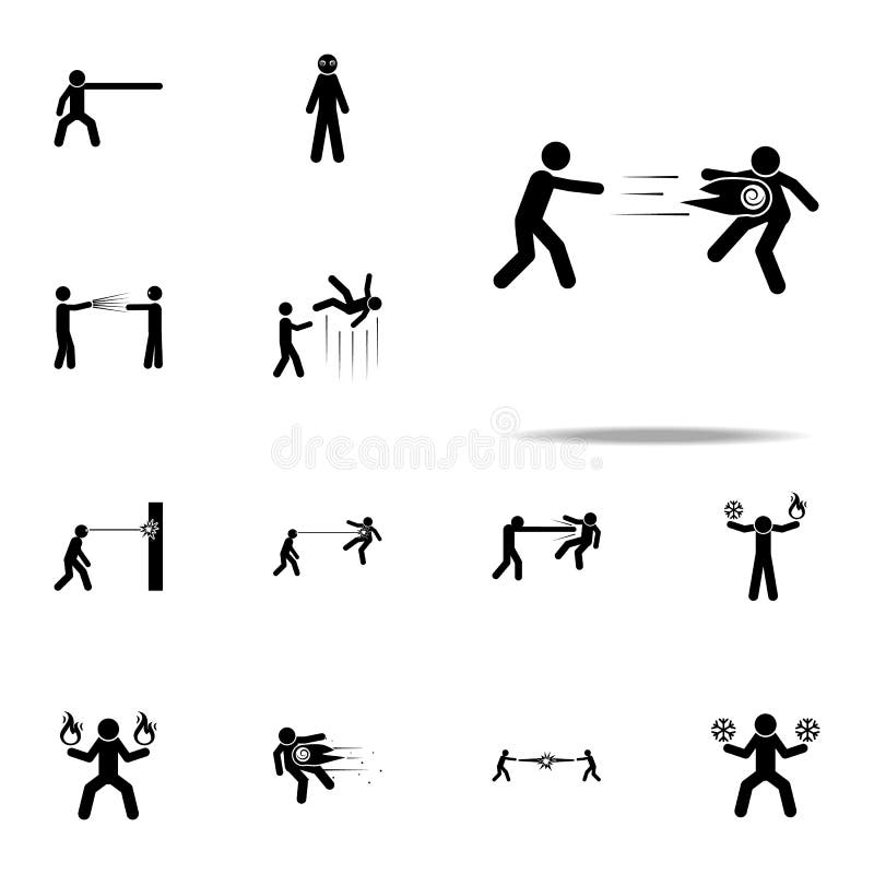 Superpower Icons Stock Illustrations – 179 Superpower Icons Stock ...