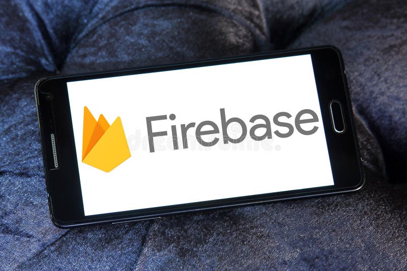Firebase google logo editorial photo. Image of development - 109563056