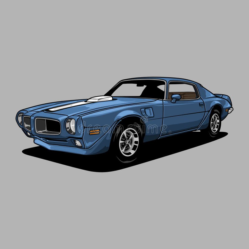 Firebird Trans am Ram Air III Blue Stock Vector - Illustration of motor ... Firebird Trans am Ram Air III Blue Stock Vector - Illustration of motor ...
