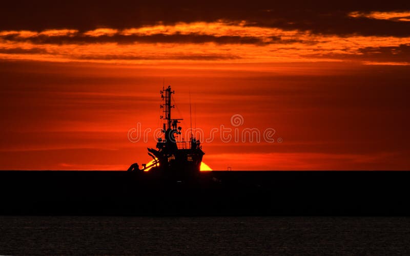 FIREBOAT stock photo. Image of flame, outline, phenomenon - 190927190