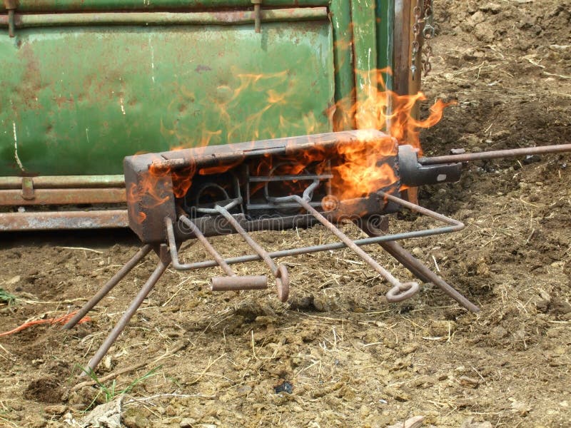 Firebrand stock image. Image of wood, iron, branding, fire - 5648697