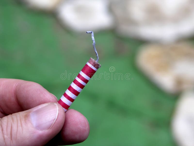 Firecracker stock image. Image of year, powder, person - 908005