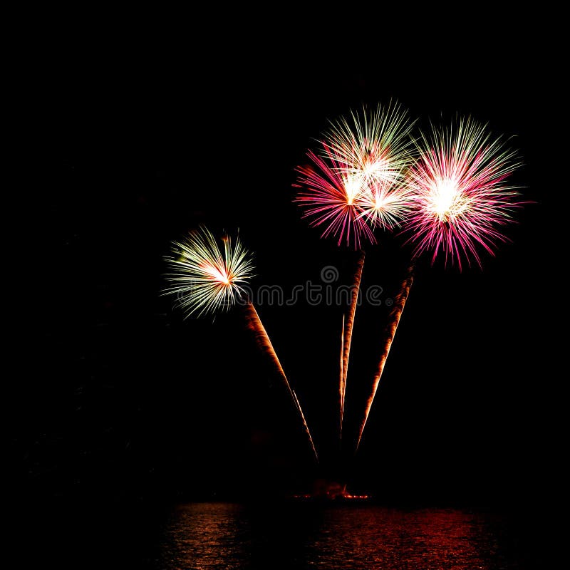 Firecracker stock photo. Image of effect, design, aerial - 75716492