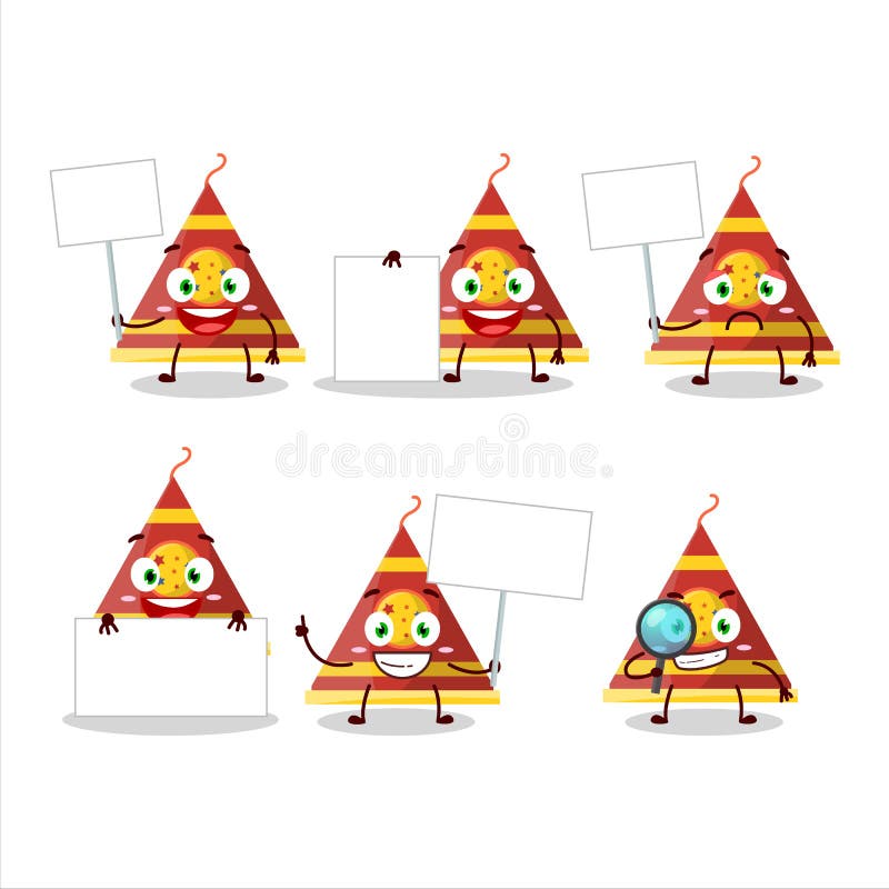 Firecracker Smoke Cone Cartoon Character with Various Angry Expressions ...
