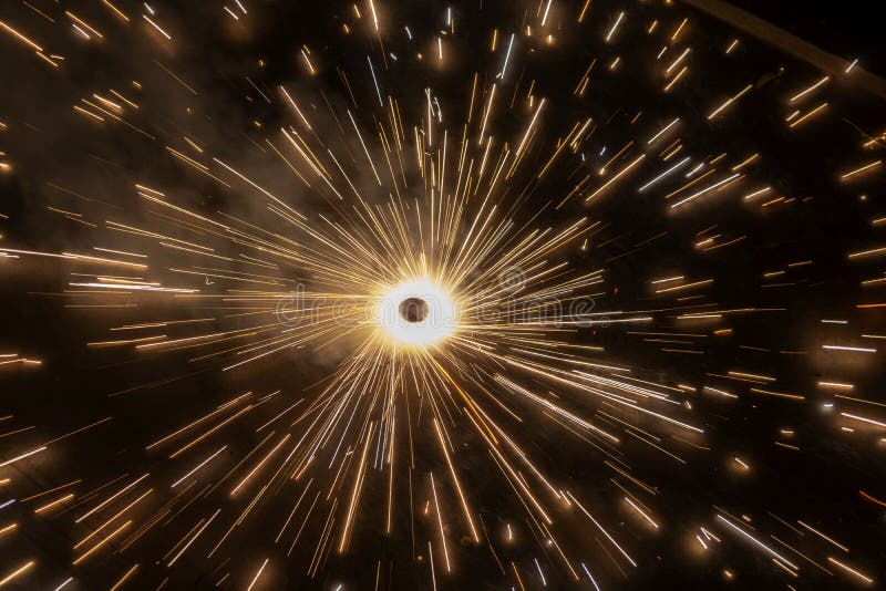 A Type of Firecracker Spinning on the Ground Stock Photo - Image of ...