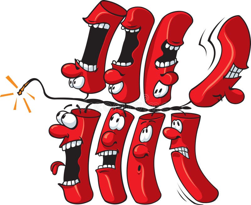 Firecracker string stock vector. Illustration of celebration - 14768250