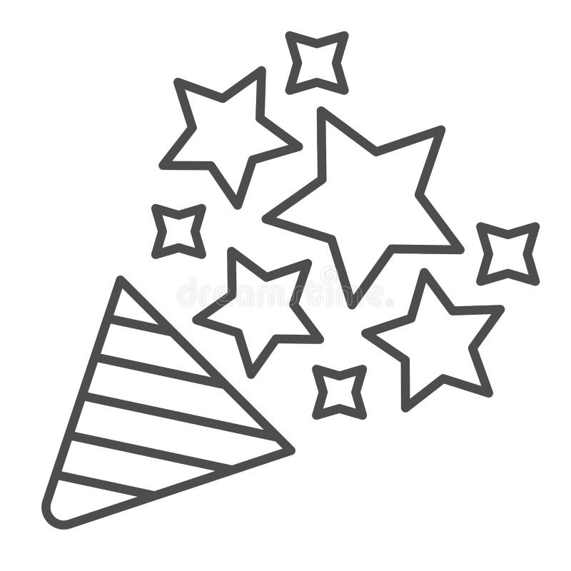 Popper Outline Stock Illustrations – 554 Popper Outline Stock ...