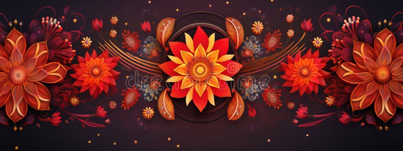 Firecrackers Diwali Border Frame Stock Illustration - Illustration of ...
