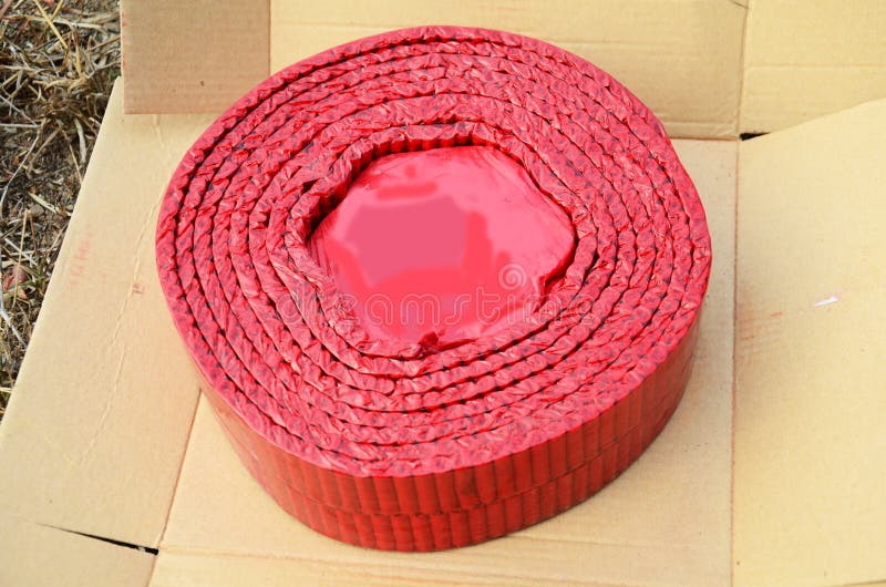 Firecrackers Points in the Qingming Festival Stock Photo - Image of ...