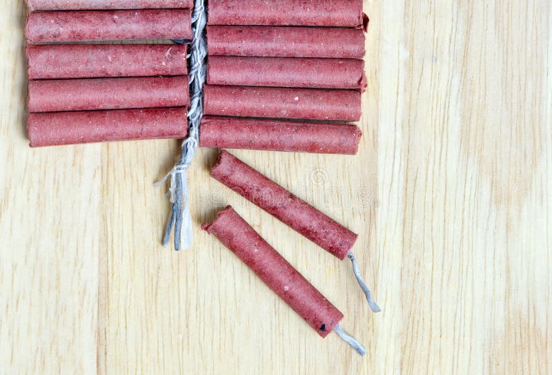 Firecrackers and Wooden Matches Stock Image - Image of fireworks ...