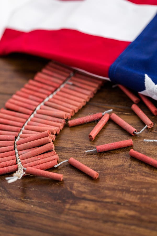 Firecrackers stock image. Image of white, bunger, stripes - 43273815