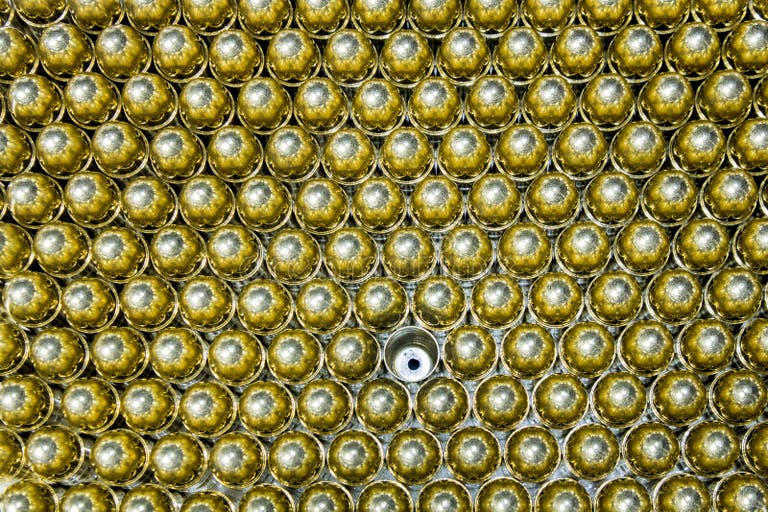 The Fired Bullet Stands in Front of the Bullets Editorial Image - Image ...