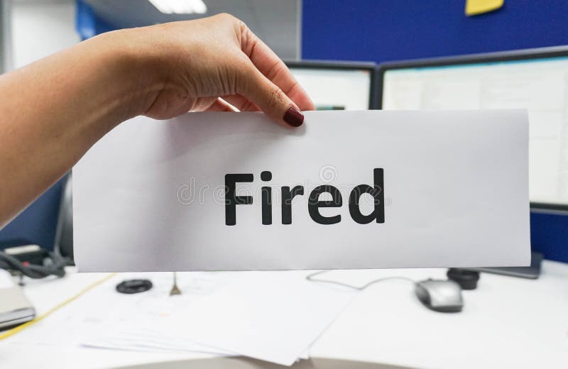 Fired employee stock image. Image of loss, icon, jobless - 77699905