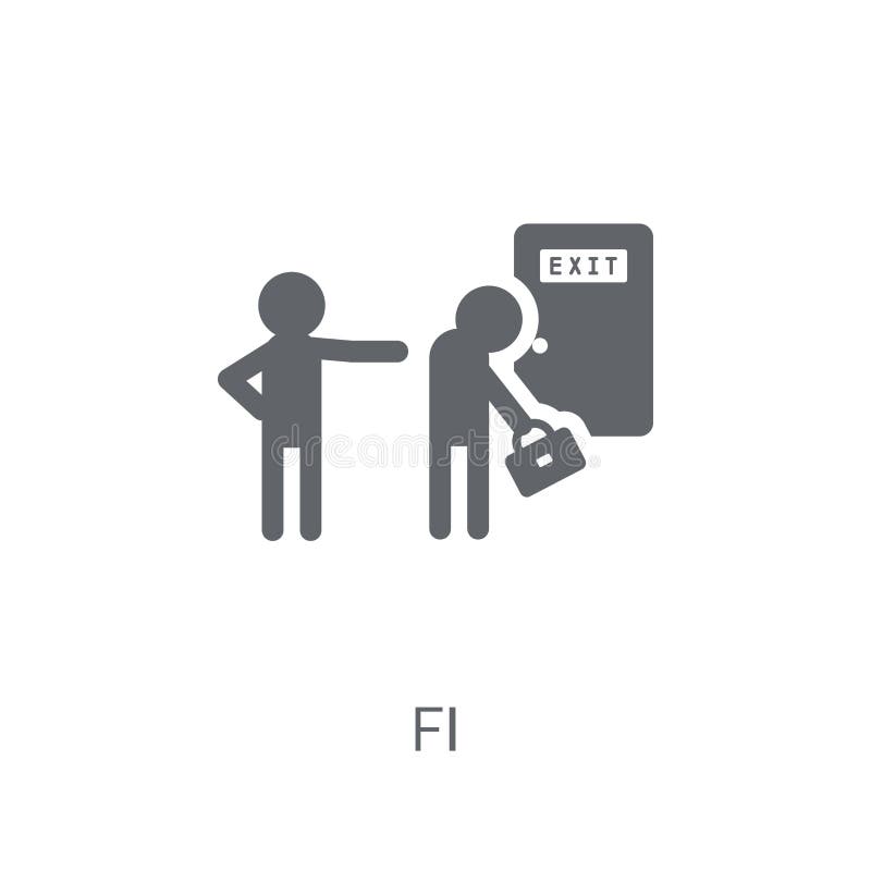 Fired Icon. Trendy Fired Logo Concept on White Background from H Stock ...