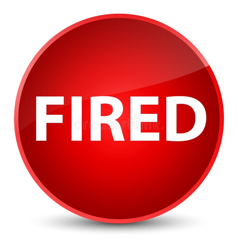 Fired Elegant Red Round Button Stock Illustration - Illustration of ...