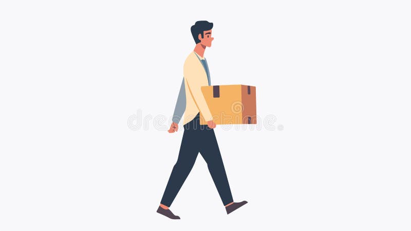 Fired Office Worker Quitting, Leaving Work after - Powerful Image of ...