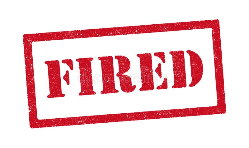 Fired red ink rubber stamp stock vector. Illustration of stamps - 199285174